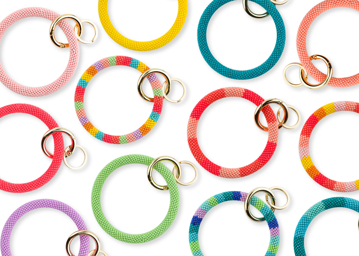 Seed Bead Wristlet Keychains | Cleary Lane – Cleary Lane Co.